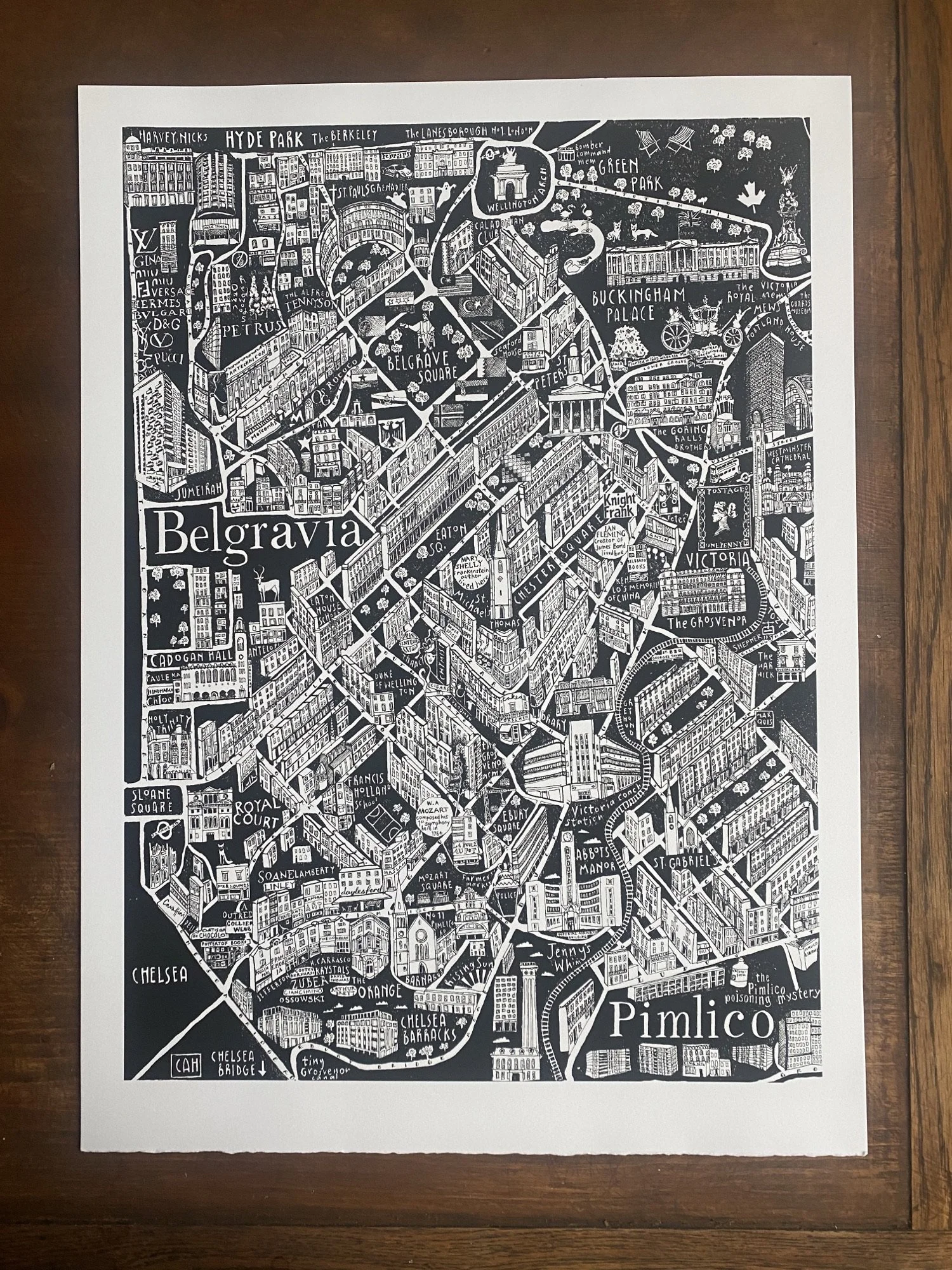 Hand Drawn Maps Brixton — Caroline Harper. Hand-drawn maps