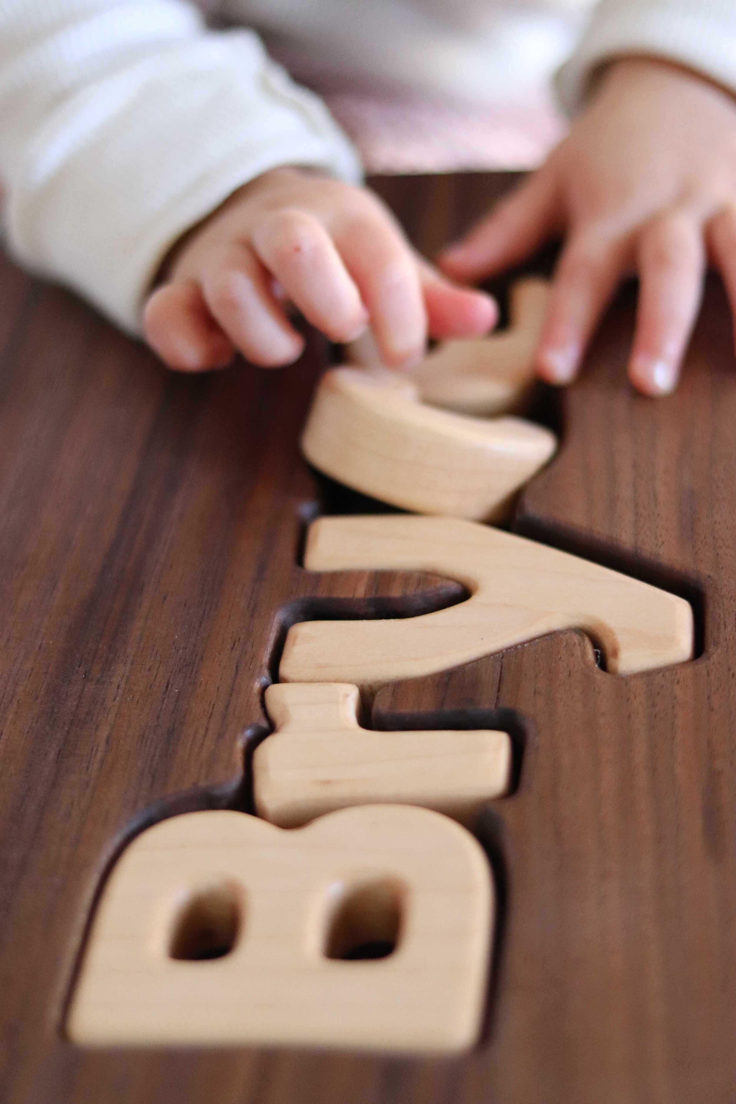 Wood Number Puzzle — Timber Sprout Toys
