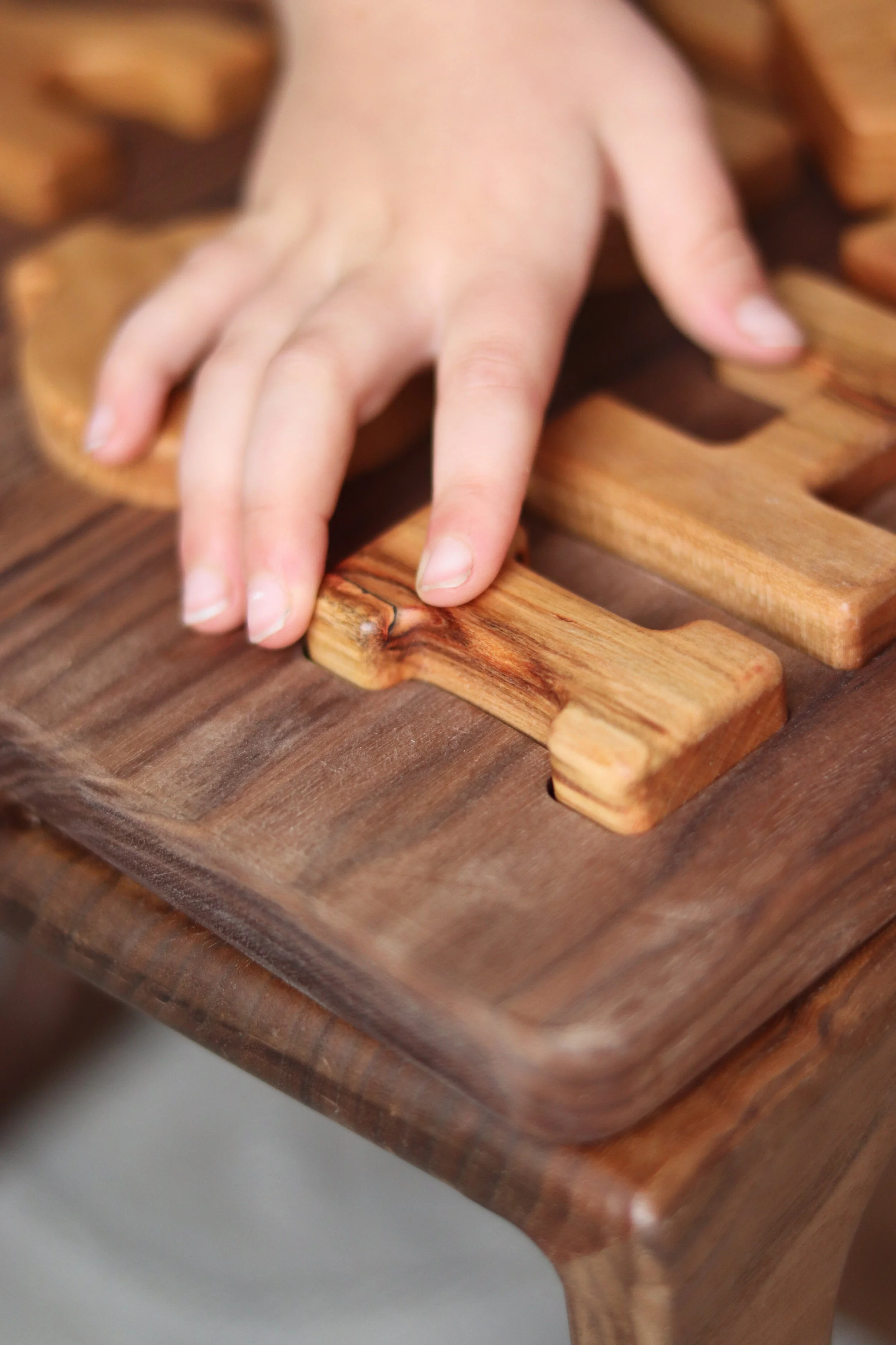 Wood Number Puzzle — Timber Sprout Toys
