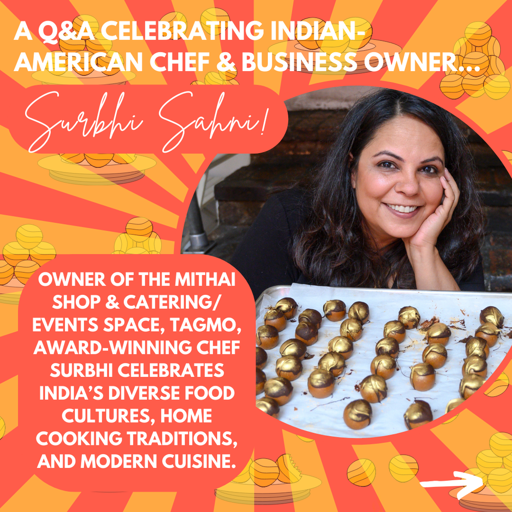 Meet chef Surbhi Sahni, chef-owner of NYC’s Indian mithai shop Tagmo ...