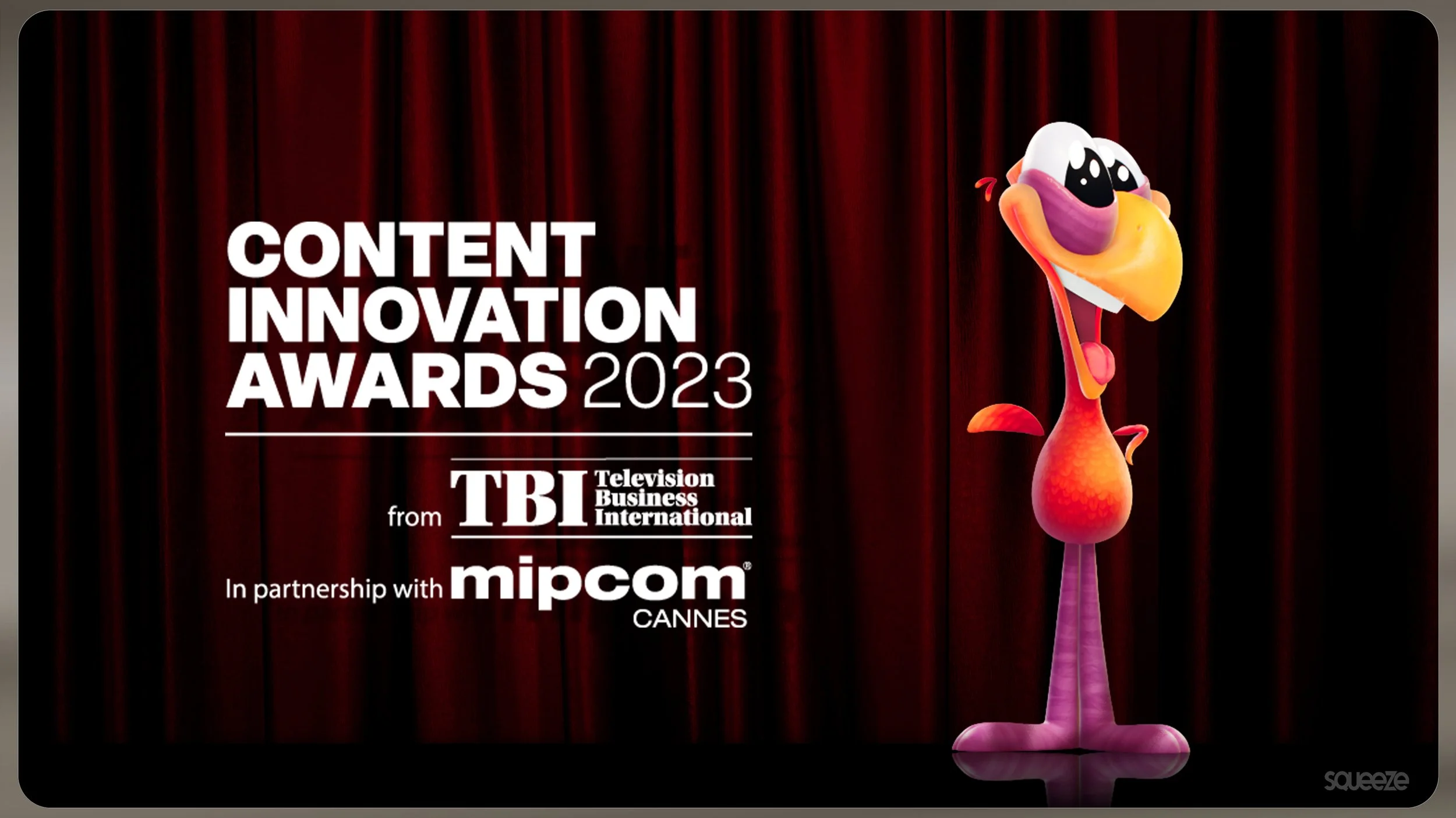 Finalists at the “Content Innovation Awards”, Squeeze and Cracké are on ...