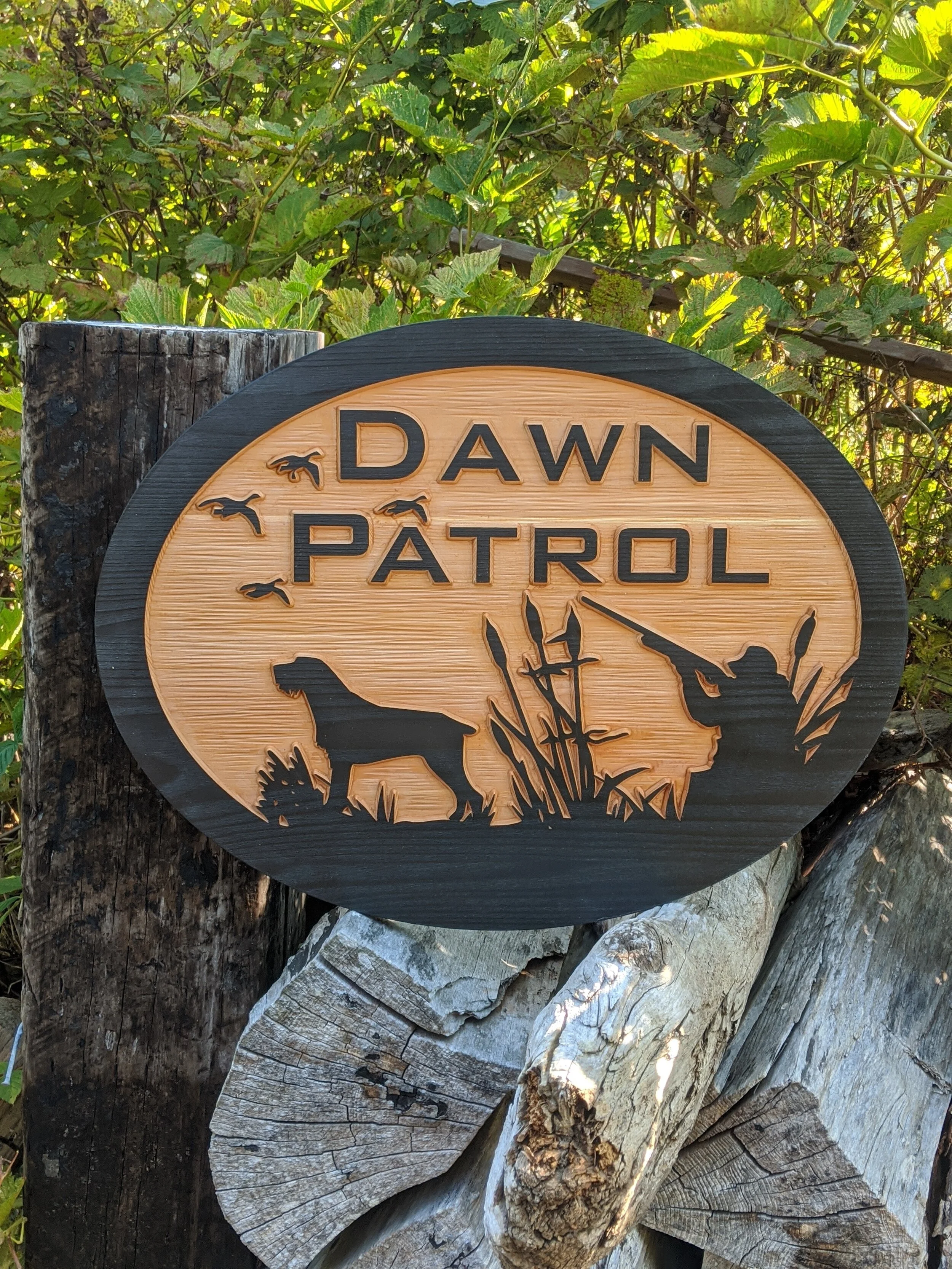 carved cedar address signs — Windward Works