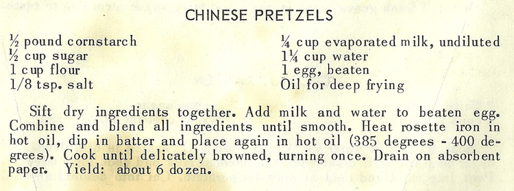 Chinese Pretzels — Kau Kau Chronicles