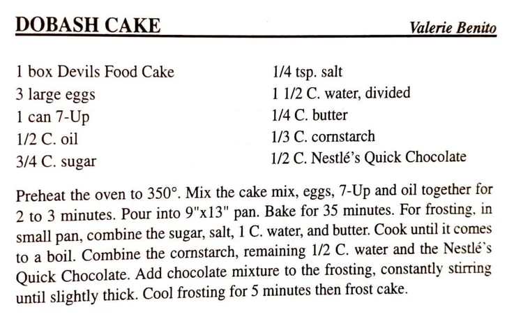 Dobash Cake — Kau Kau Chronicles