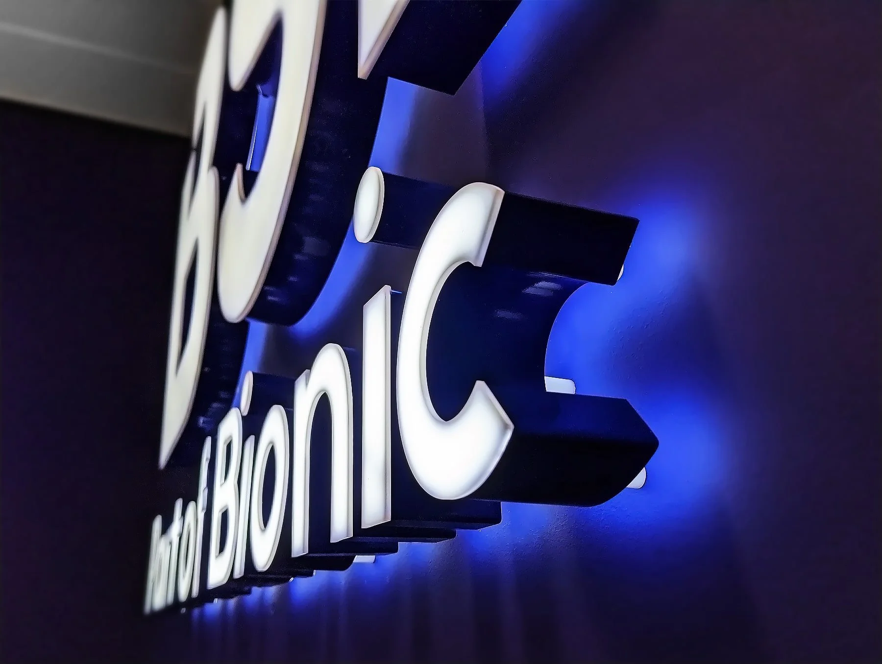 Illuminated Signage Inspiration: BSi Part of Bionic Case Study | Signs Base