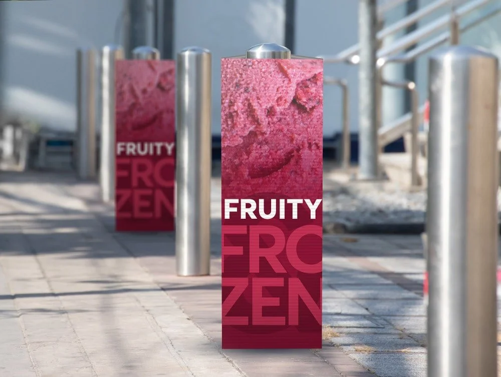 Printed Bollard Covers | Custom Bollard Covers & Sleeves | Signs Base