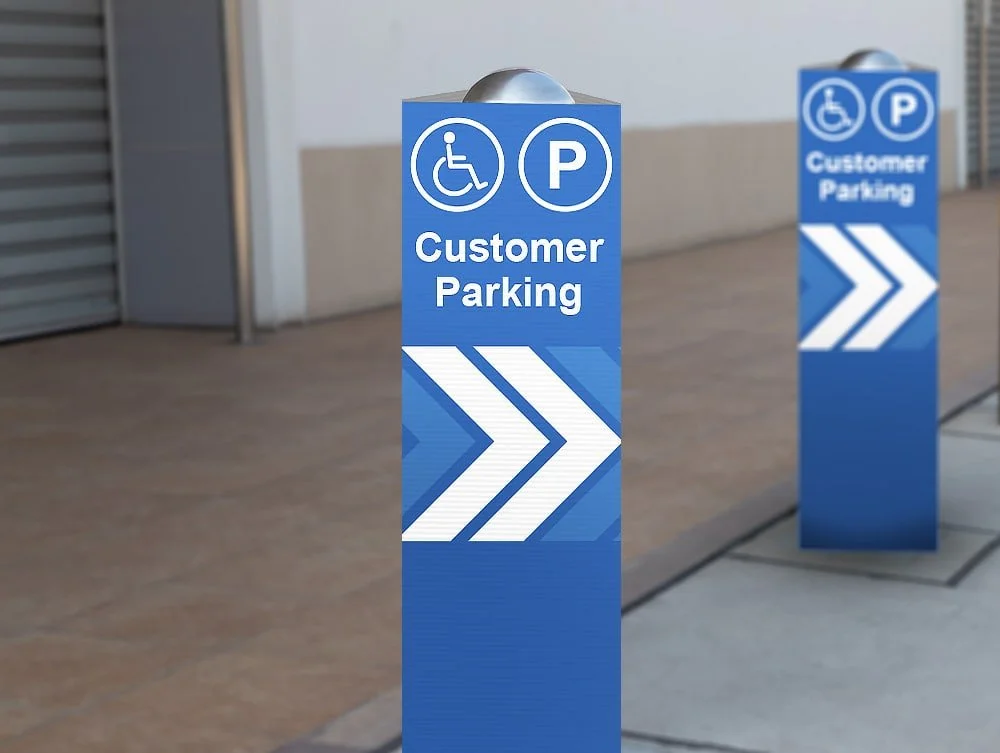 Printed Bollard Covers | Custom Bollard Covers & Sleeves | Signs Base