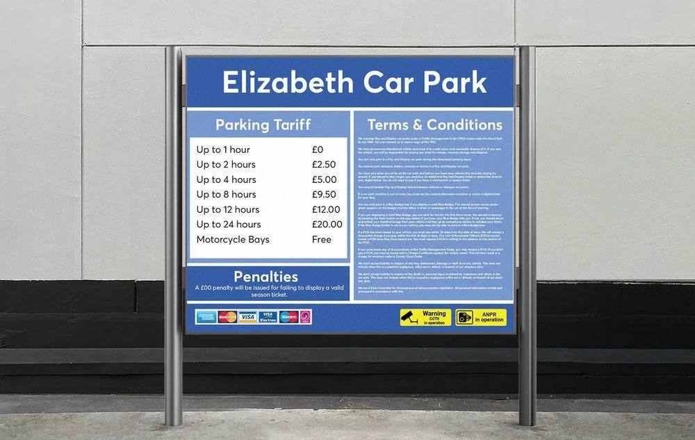 Parking Signs & Tariff Boards | Car Park Signage | Signs Base