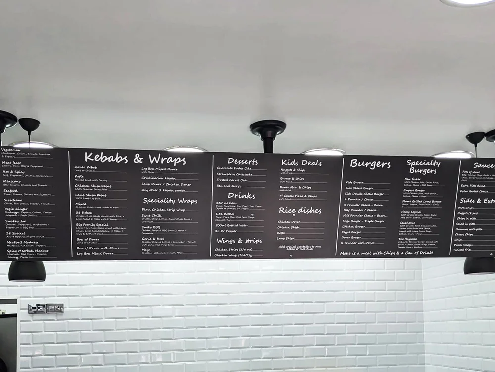 Menu Board