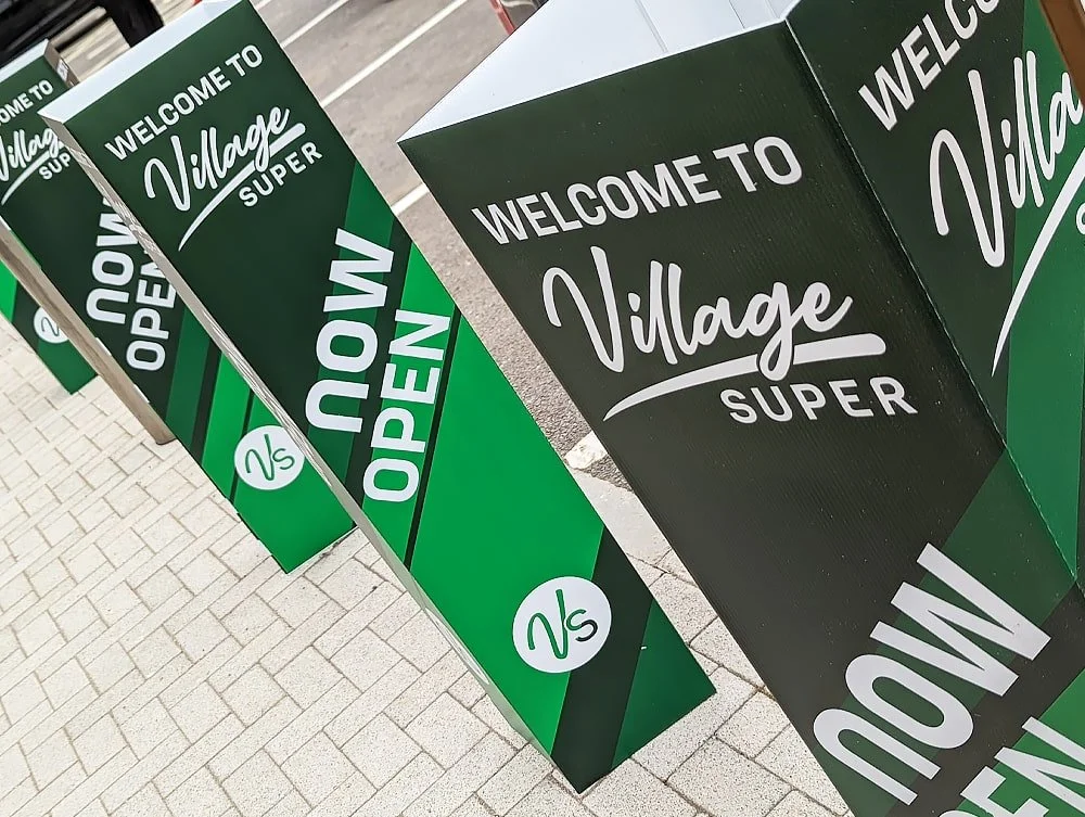Signage Inspiration: Supermarket Signage | Village Super | Signs Base