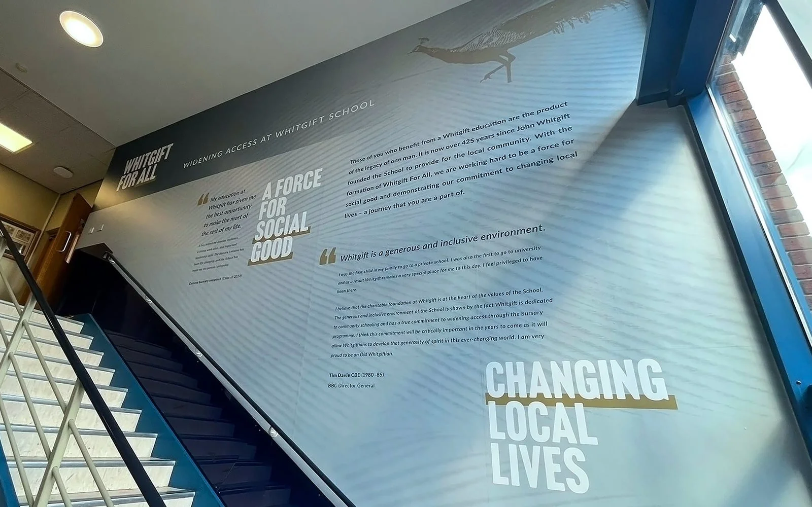 Signage Inspiration: School Wall Graphics | Whitgift School | Signs Base