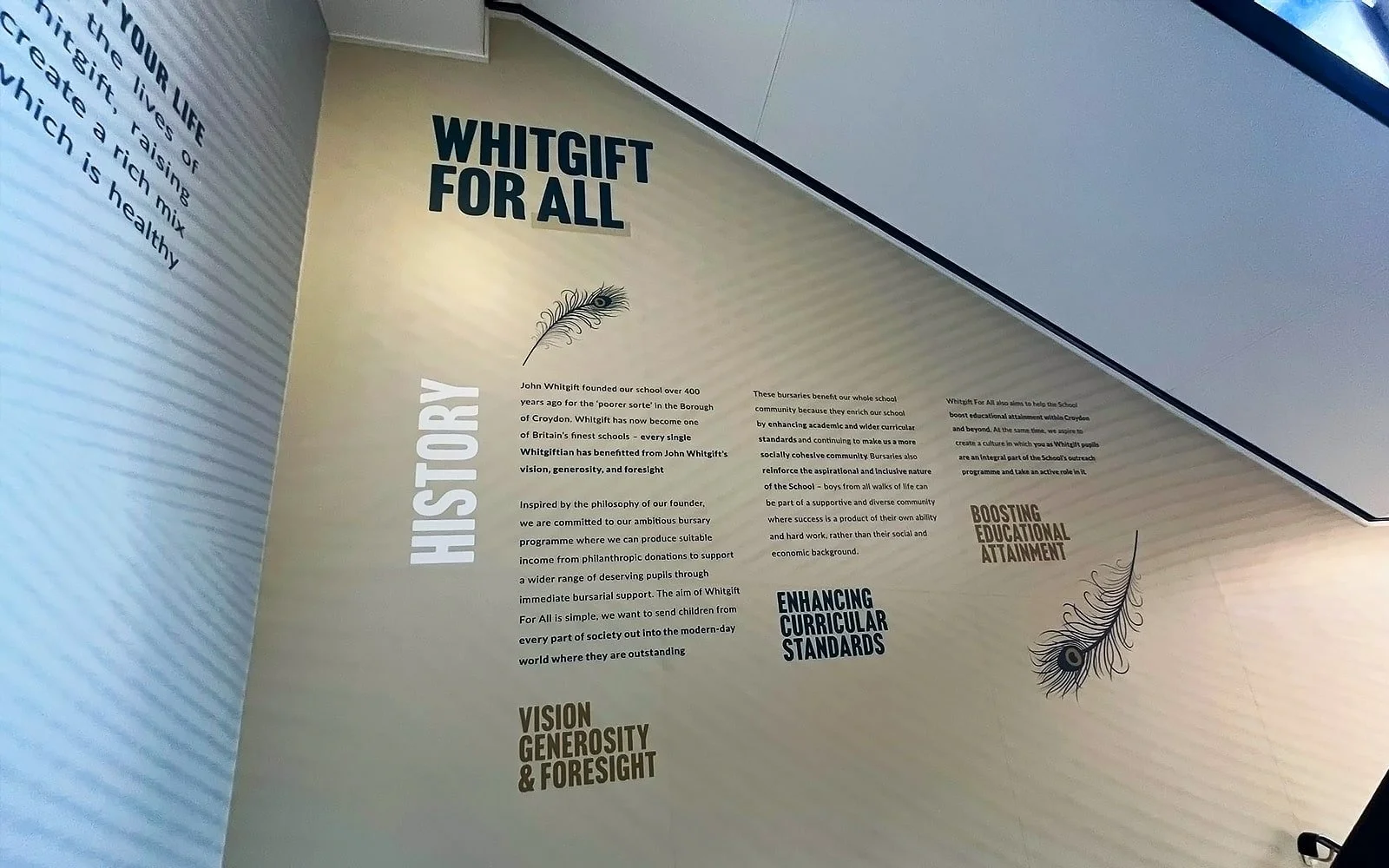 Signage Inspiration: School Wall Graphics | Whitgift School | Signs Base
