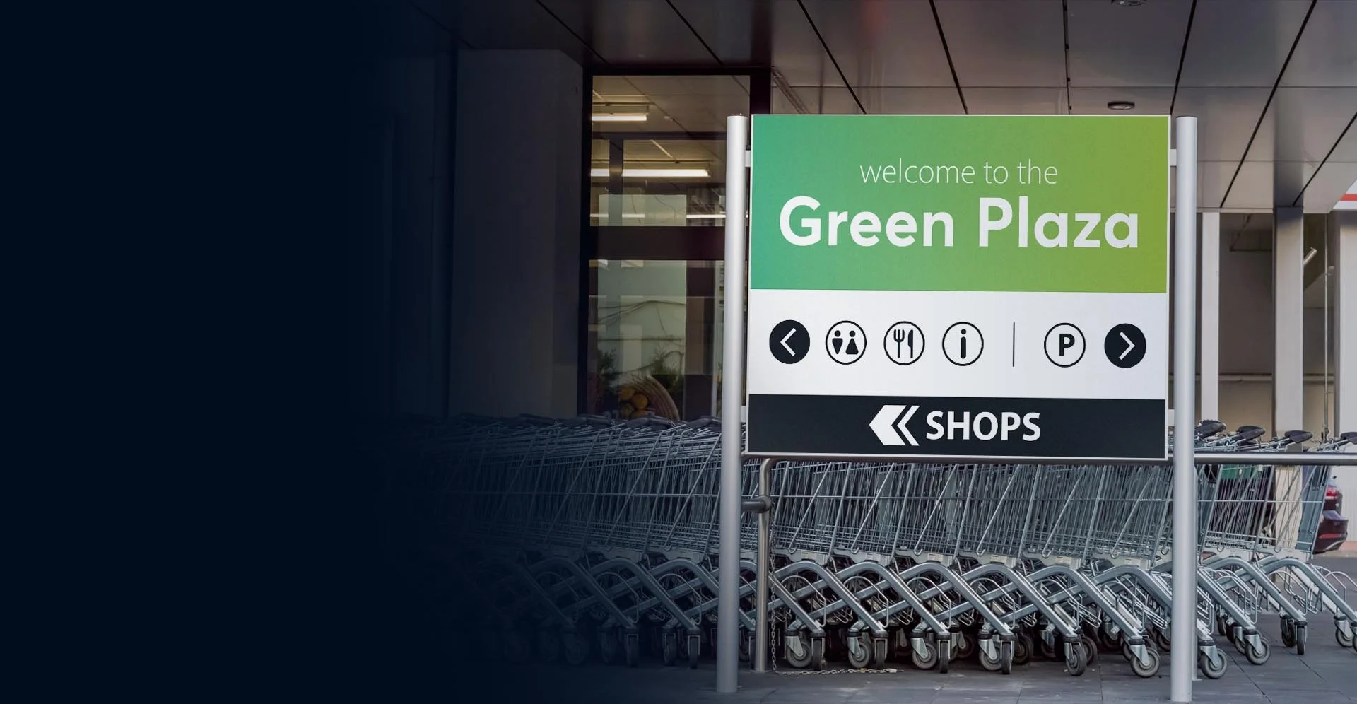 Post Mounted Signs | Post & Plate Signs | Signs Base