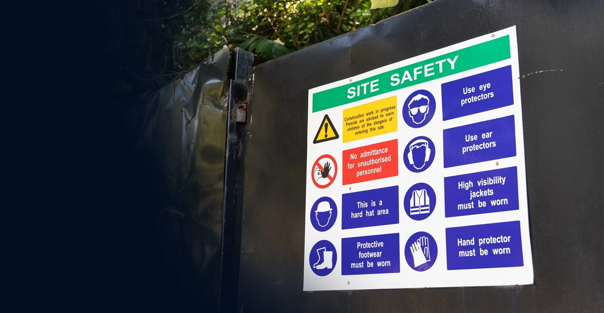 Site Safety Boards Printing | Construction Site Boards | Signs Base