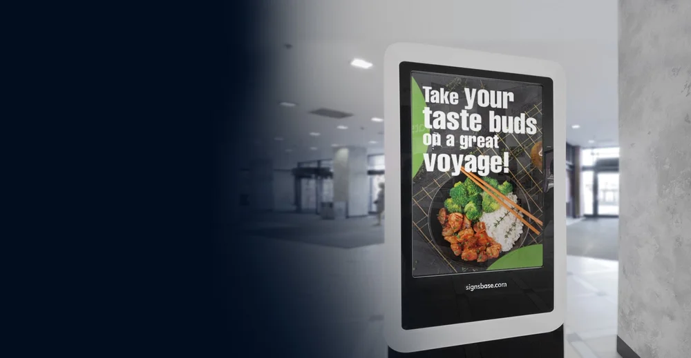 Digital Signs & Advertising Screens | Digital Menu Displays | Signs Base