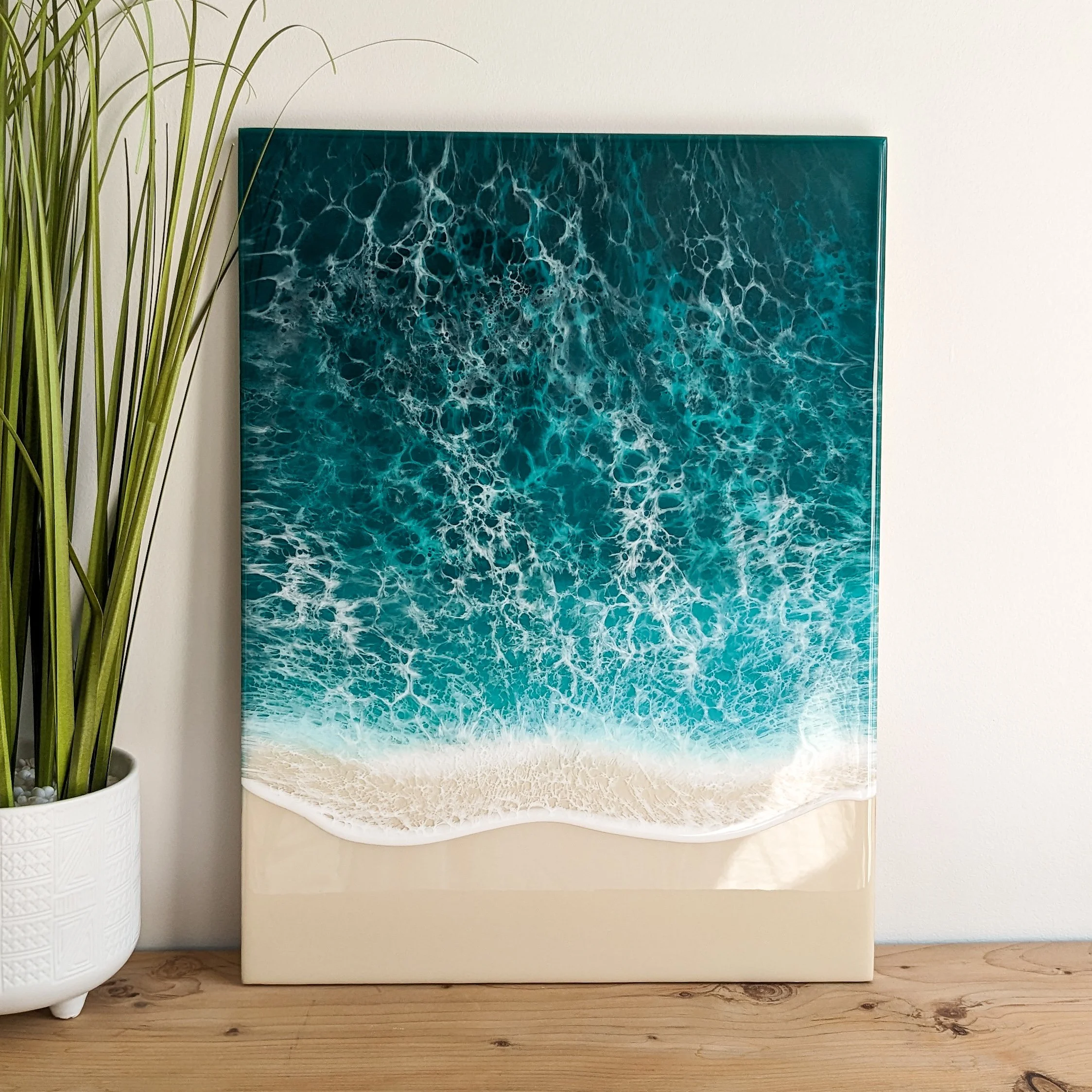 Signature Teal Artwork #1 — Tides of Teal