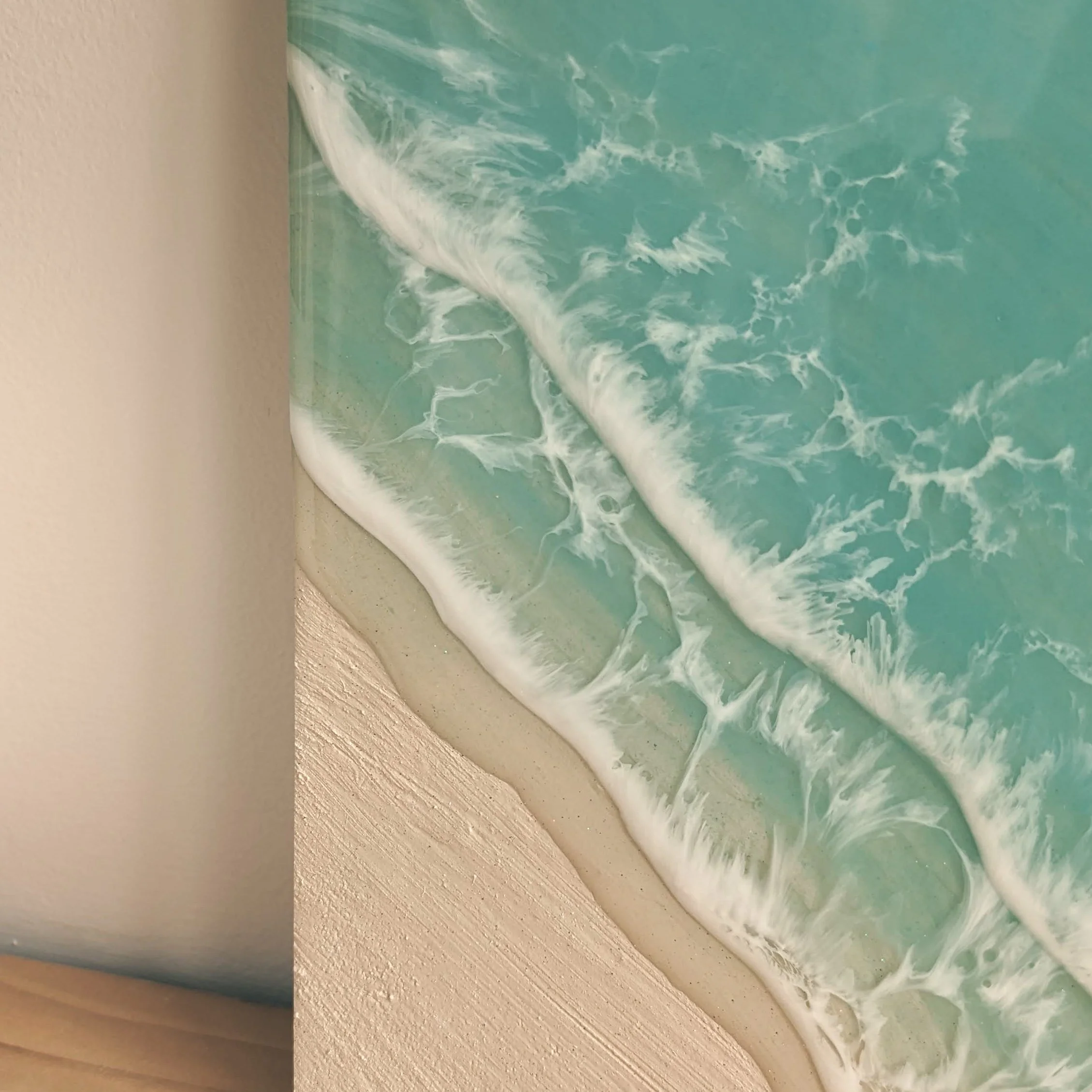 Shallow Shores Artwork #7 — Tides of Teal
