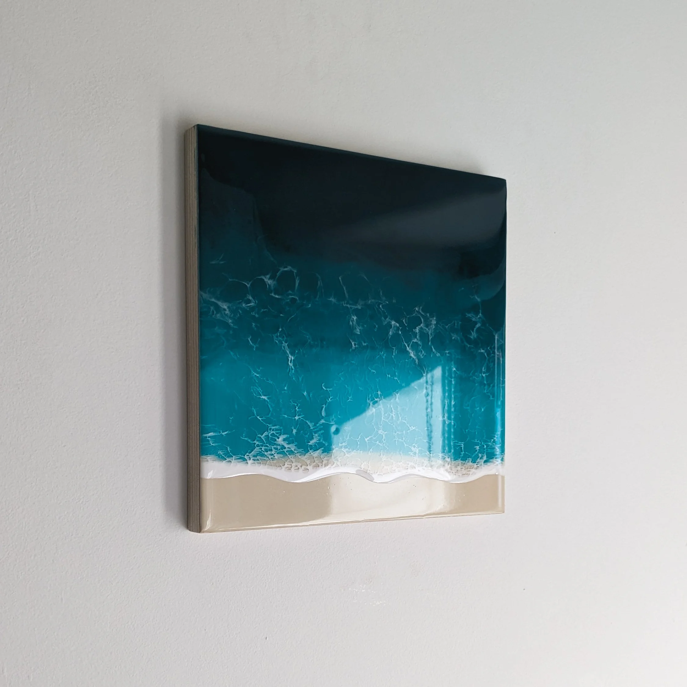 Resin Ocean Artwork #2 — Tides of Teal