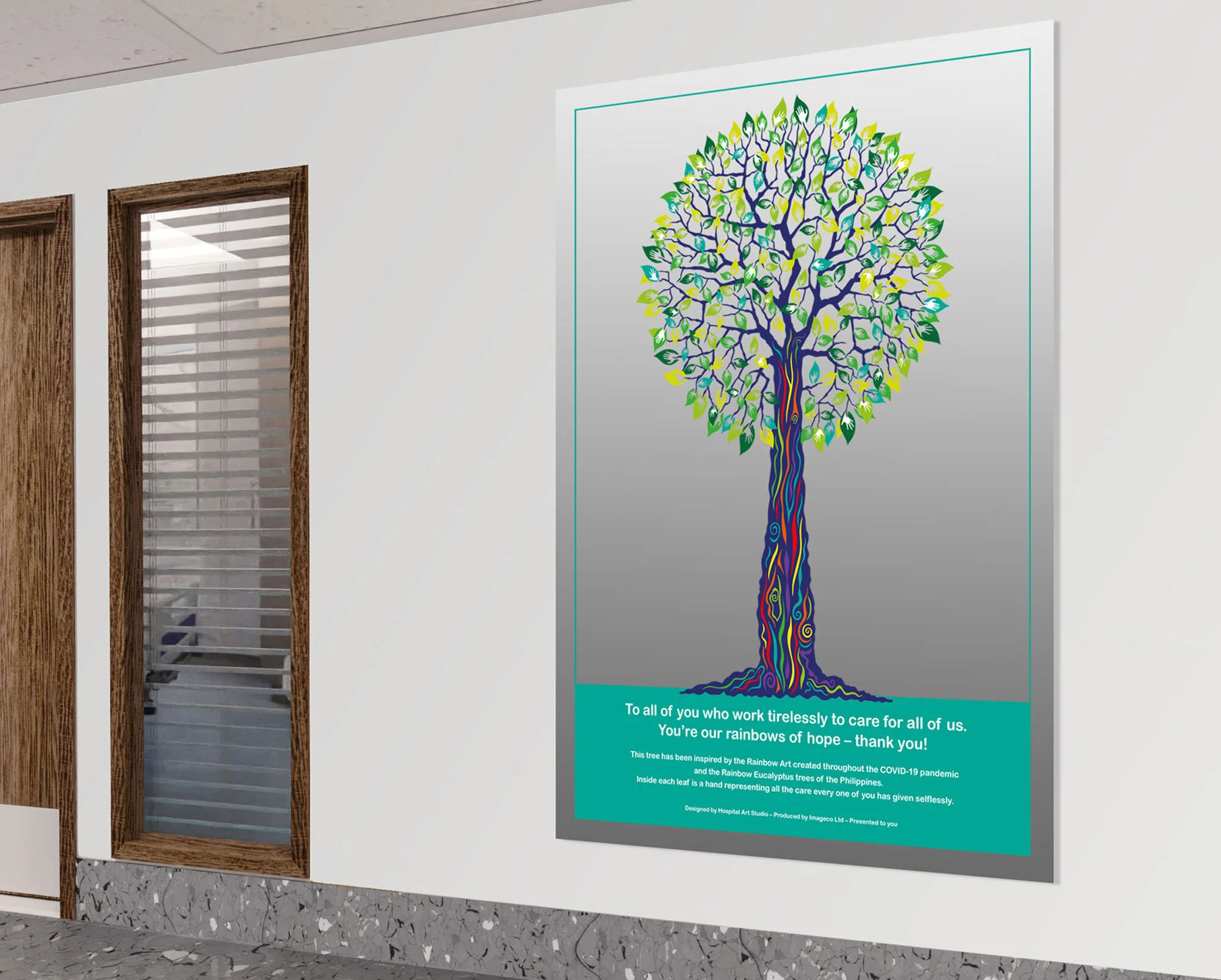 Hospital Art Studio — Rainbow Caring Tree