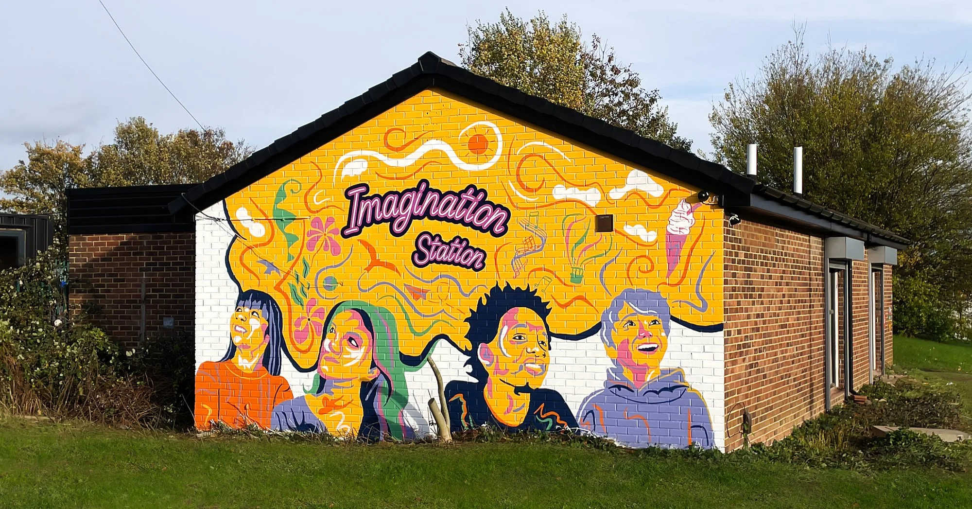 Hospital Art Studio — Imagination Station Mural | Community Centre ...