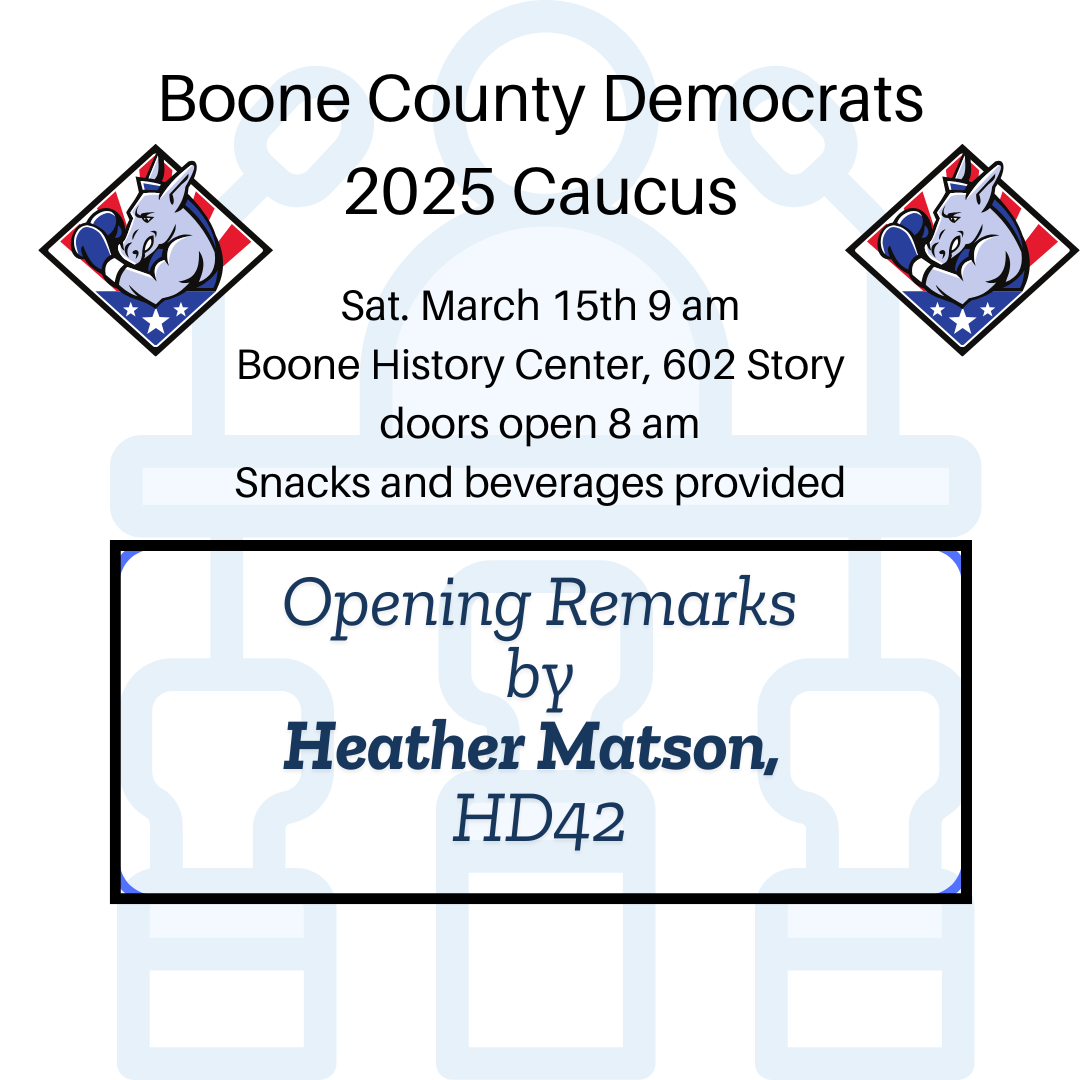 Off Year Caucus and Organizational Meeting — Boone County Democrats