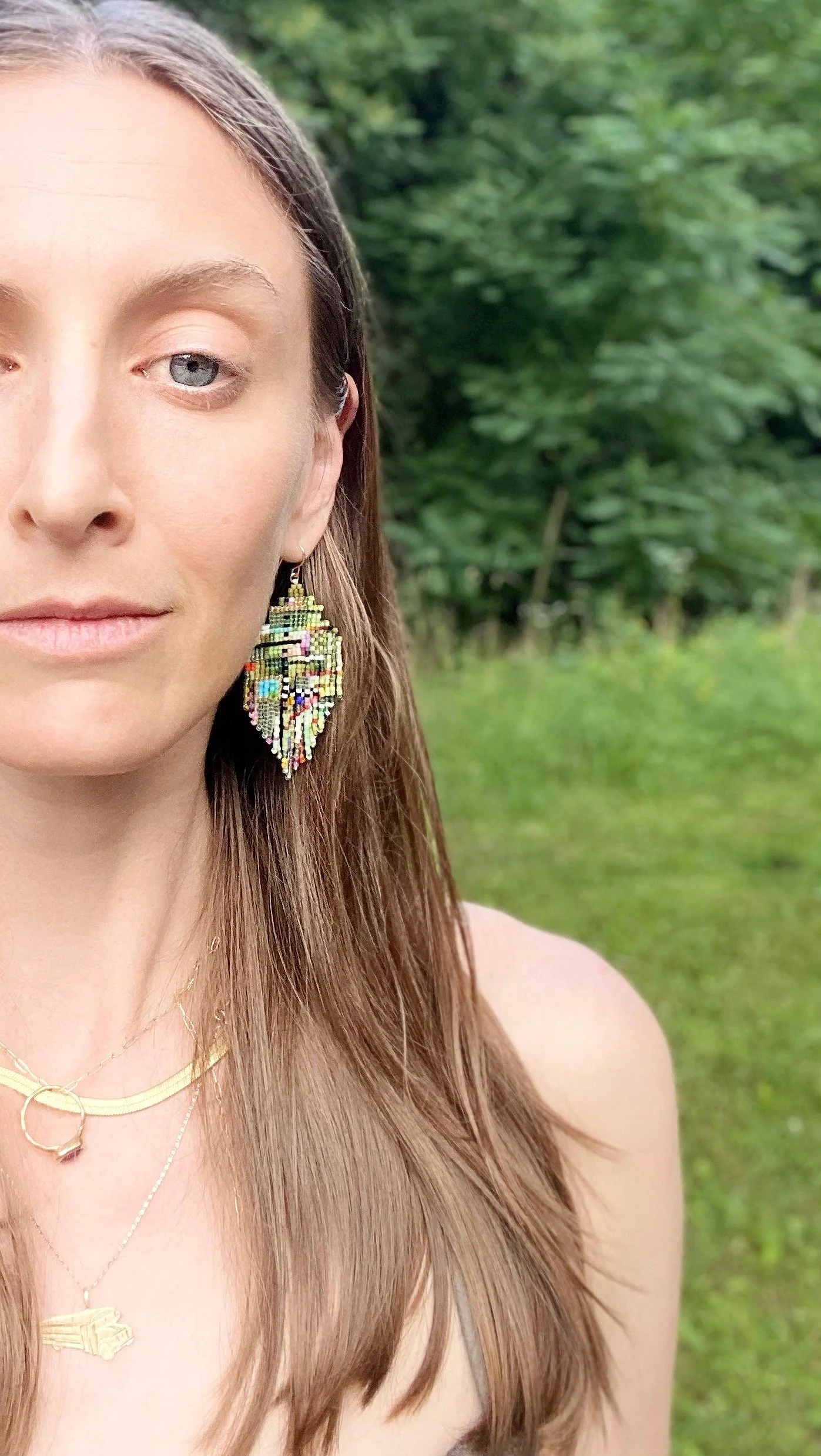 anna roween jewelry — rainbow sage