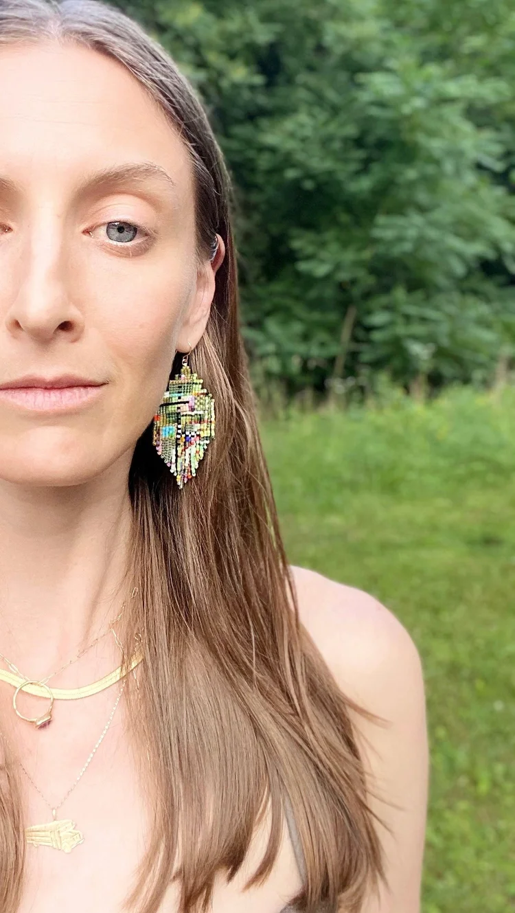 anna roween jewelry — rainbow sage