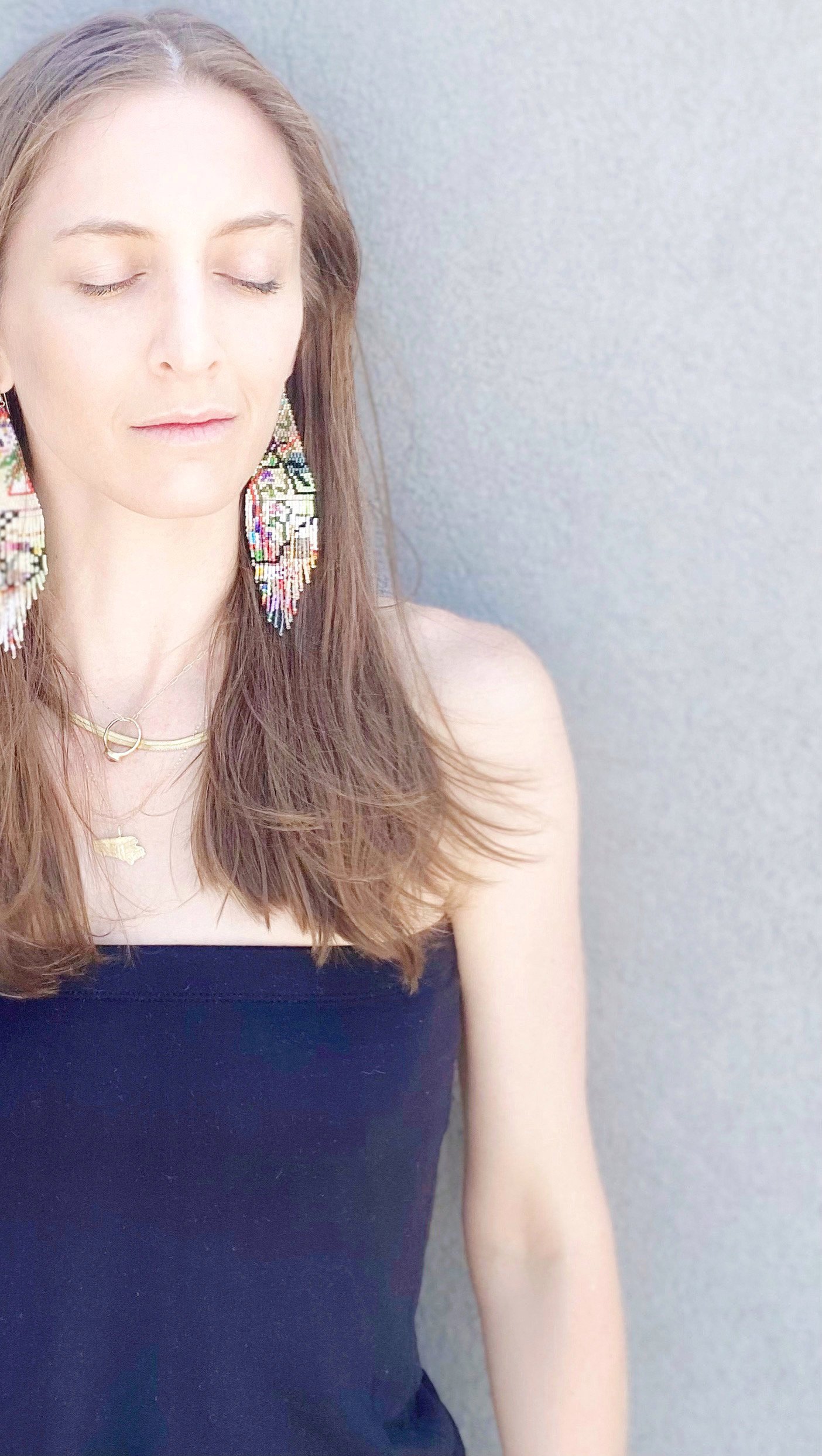 anna roween jewelry — rainbow sage