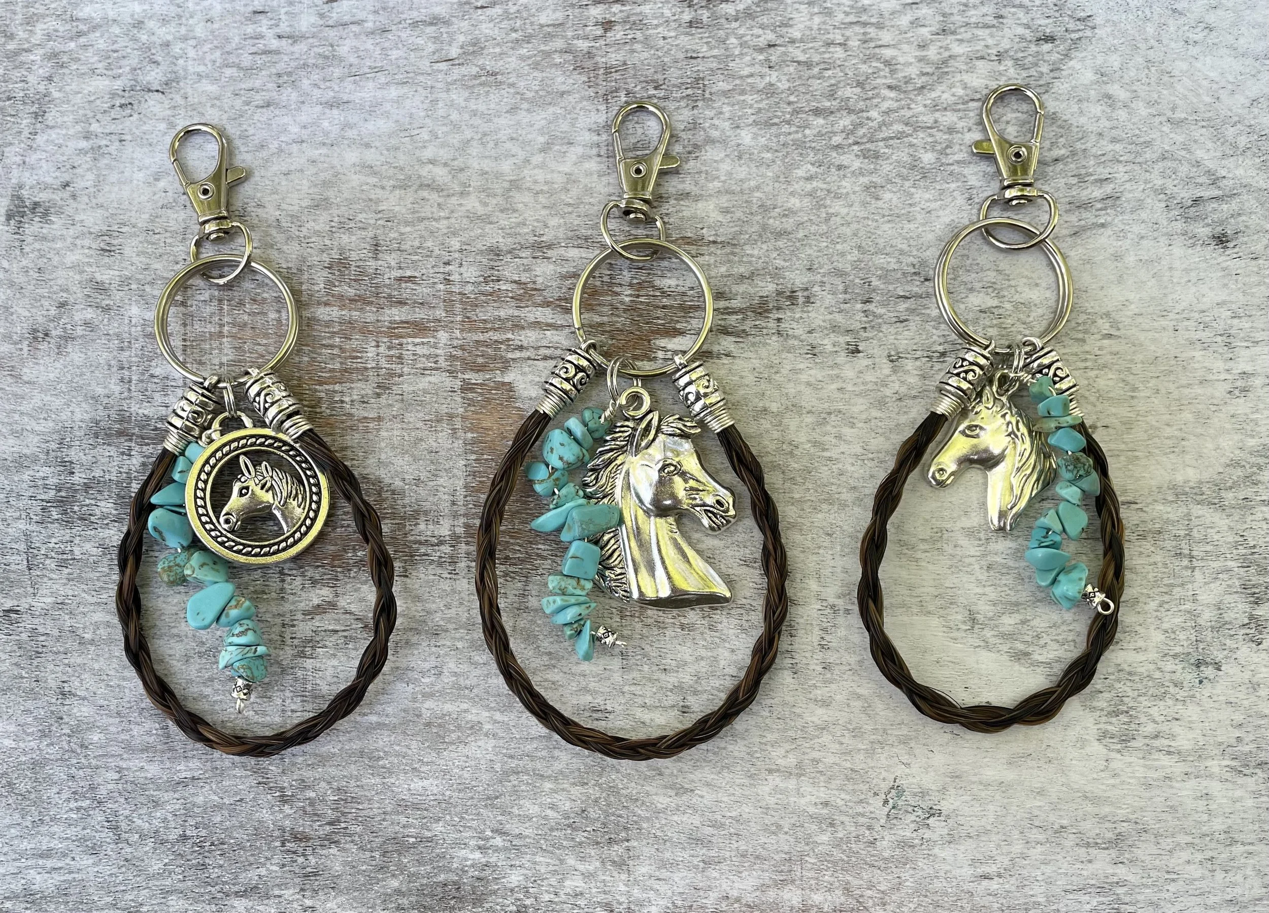 Horse Hair Keychains and Tassels — More Than A Horse Keepsakes