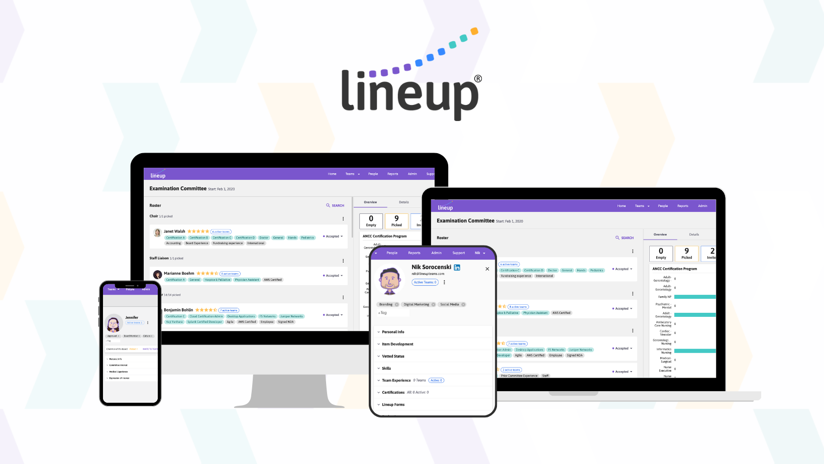 Lineup - Efficient Volunteer and Talent Management Software