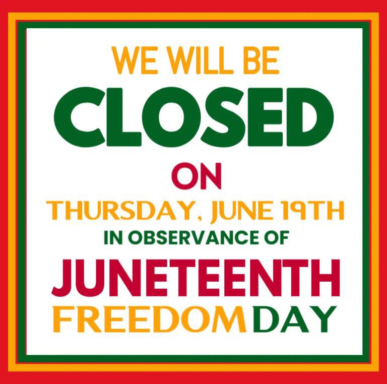 Borough Offices Closed Thursday, June 19th for Juneteenth — The Borough ...