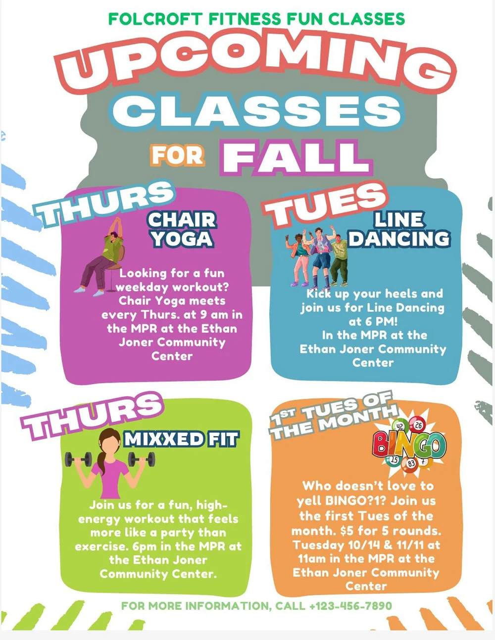 Fall Fitness Classes at Community Center — The Borough of Folcroft