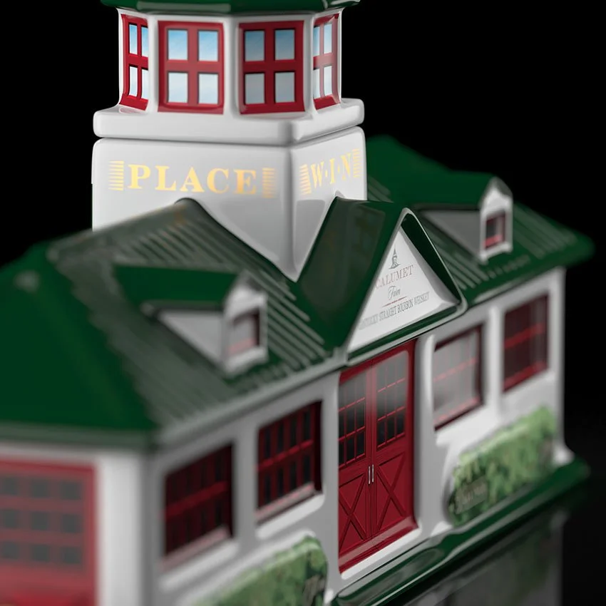 Calumet Farm Bourbon - Ceramic Farm Decanter — Calumet Farm Kentucky ...
