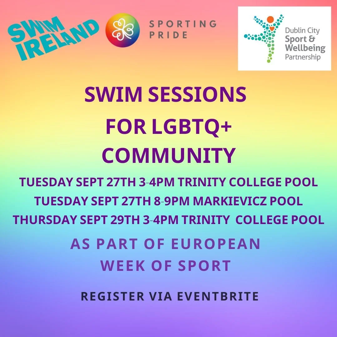 Swim Sessions for LGBTQ+ Community - European Week of Sports — Sporting ...
