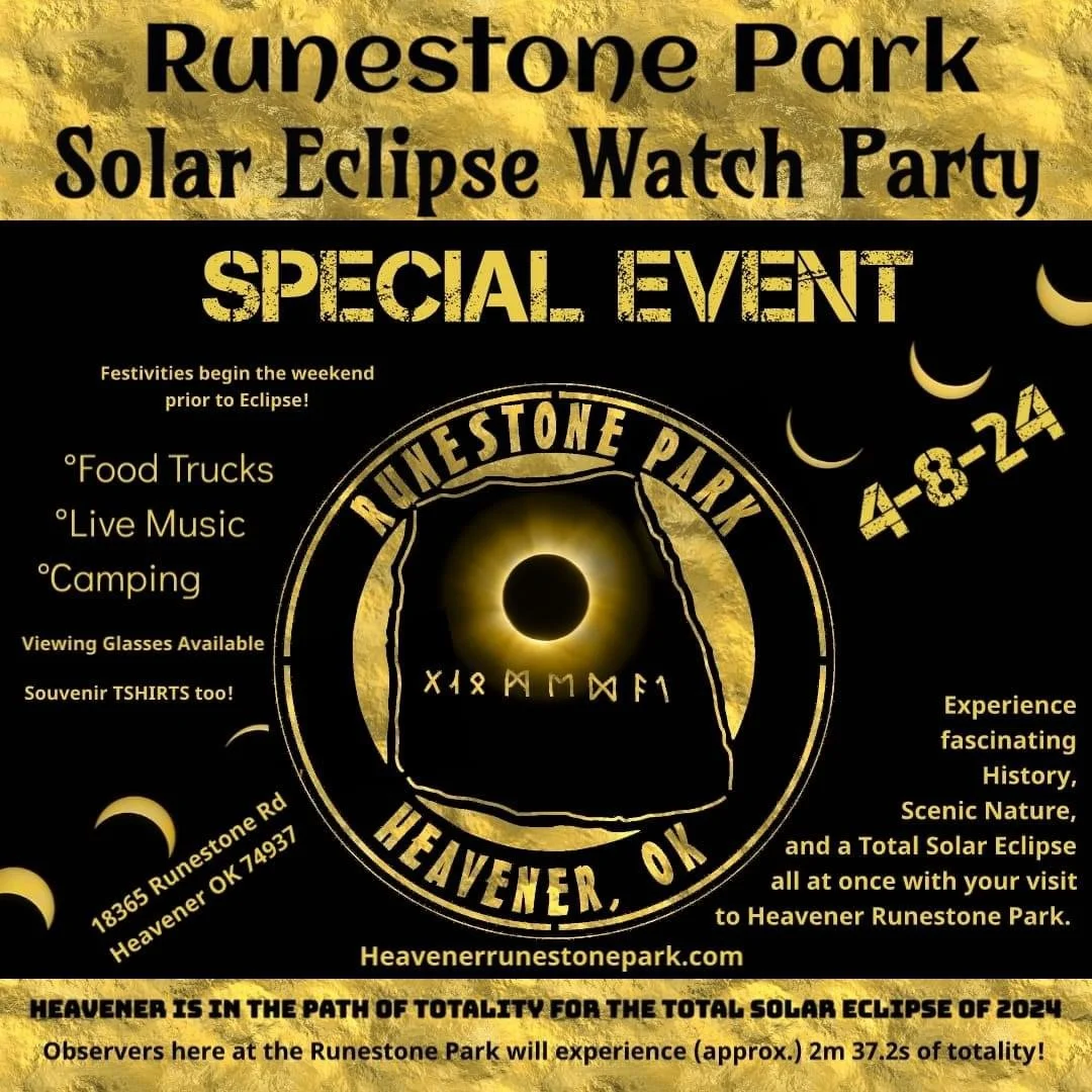 Event Calendar — Heavener Runestone Park