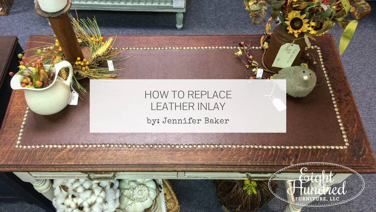 How To Replace Leather Inlay — Miss Mustard Seed's Milk Paint