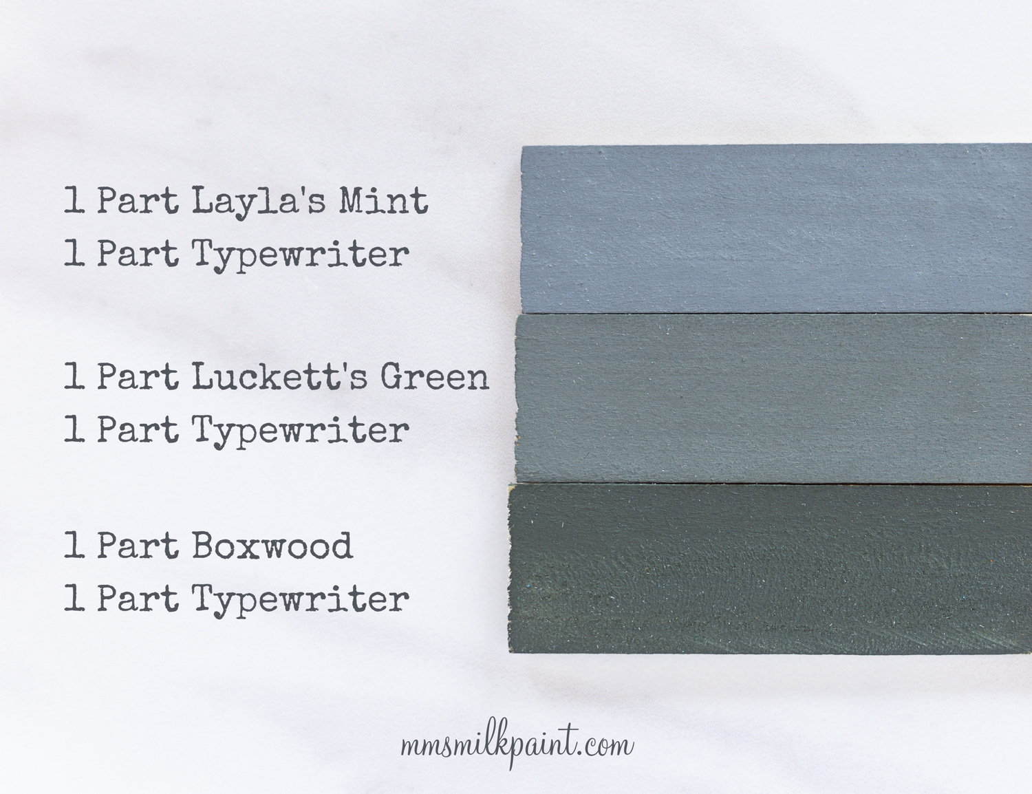 Mixing Custom Shades of Green — Miss Mustard Seed's Milk Paint