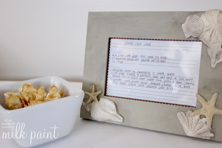 DIY Recipe Picture Frame Project — Miss Mustard Seed's Milk Paint