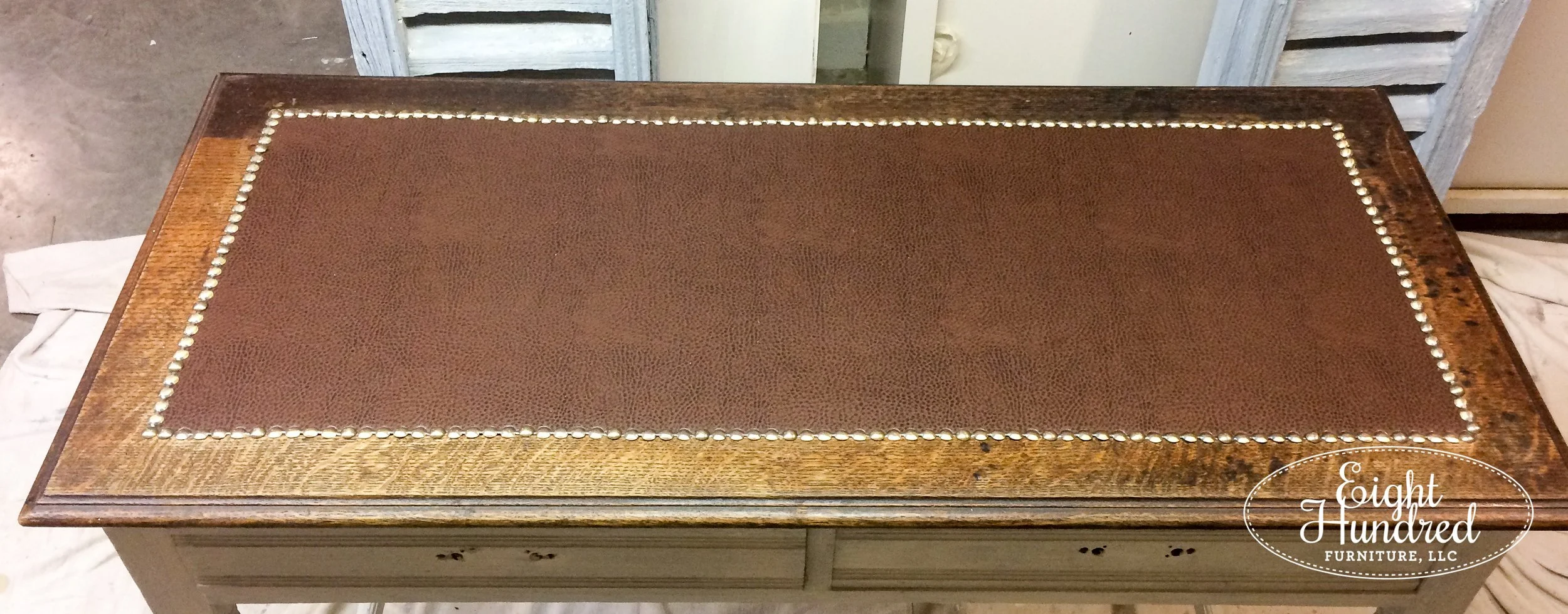 How To Replace Leather Inlay — Miss Mustard Seed's Milk Paint