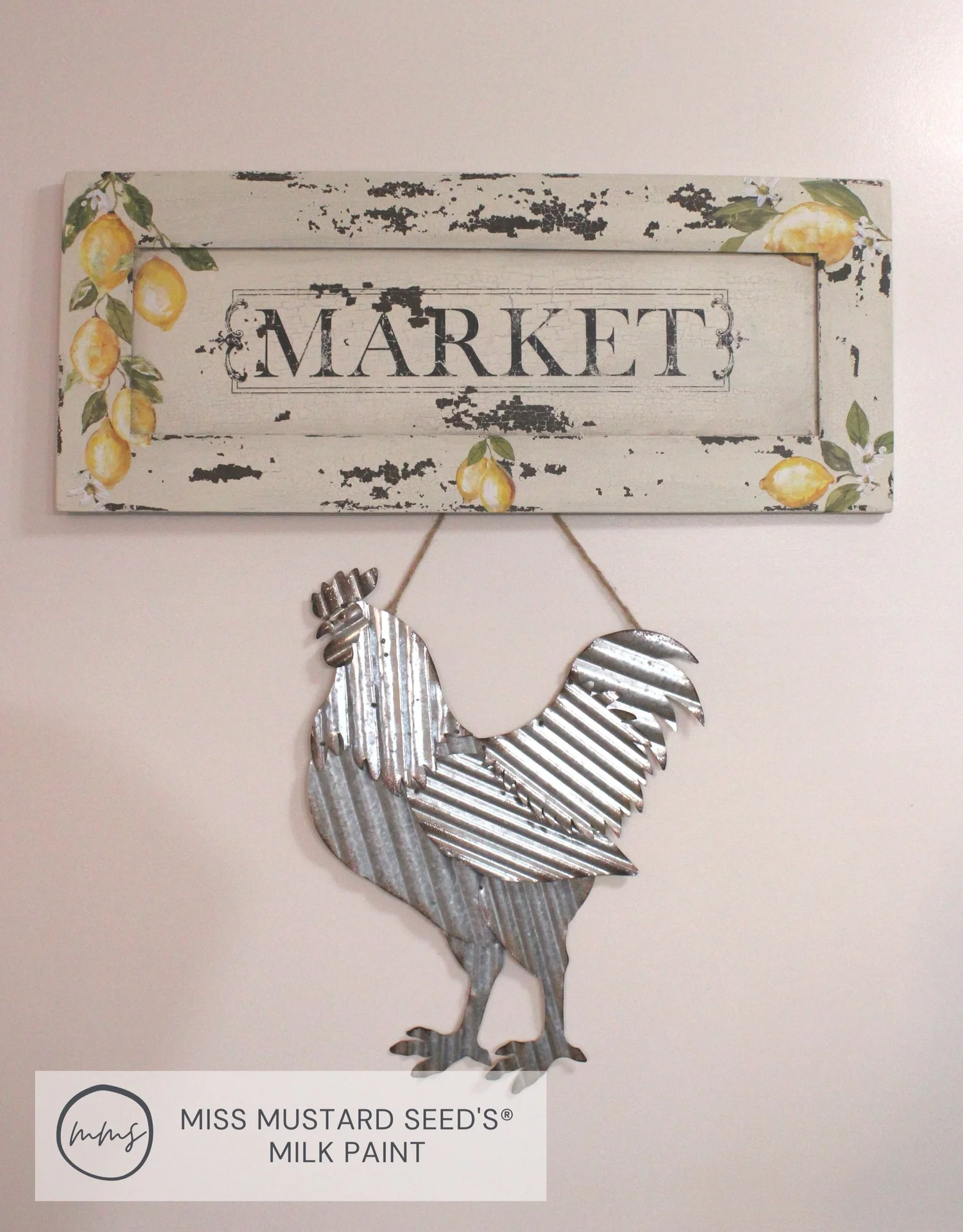 Market Lemon Sign — Miss Mustard Seed's Milk Paint