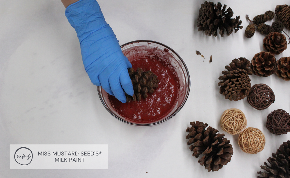 Milk Painted Christmas Decorations — Miss Mustard Seed's Milk Paint