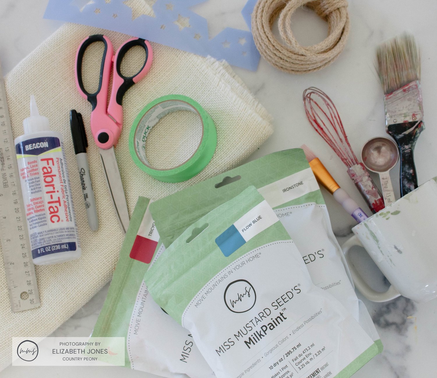 Patriotic Pennant Banner — Miss Mustard Seed's Milk Paint