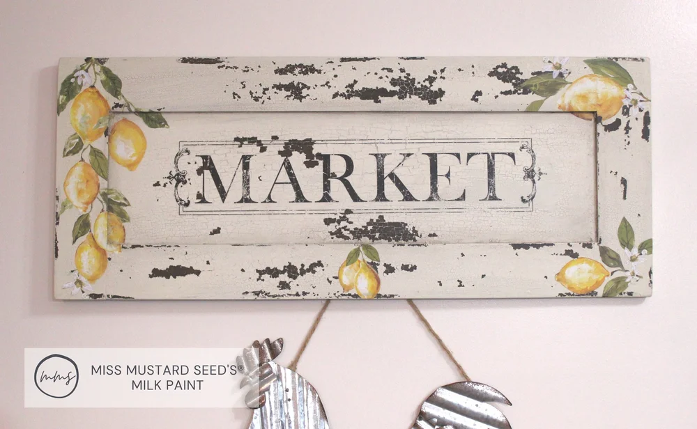 Market Lemon Sign — Miss Mustard Seed's Milk Paint