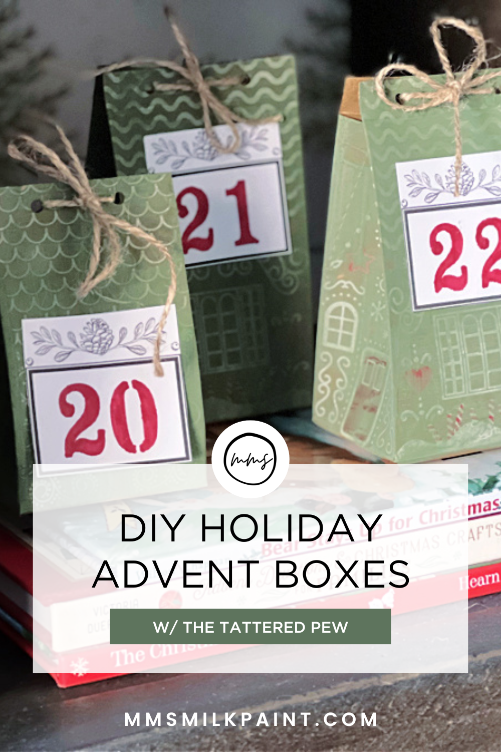 DIY Holiday Advent Boxes — Miss Mustard Seed's Milk Paint