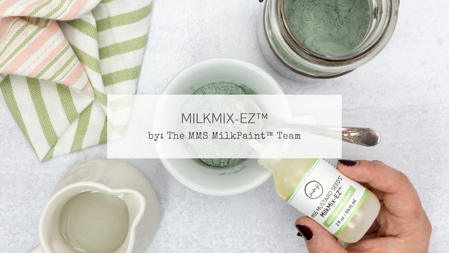 All About MilkMix-EZ™ Anti-Foaming Agent — Miss Mustard Seed's Milk Paint