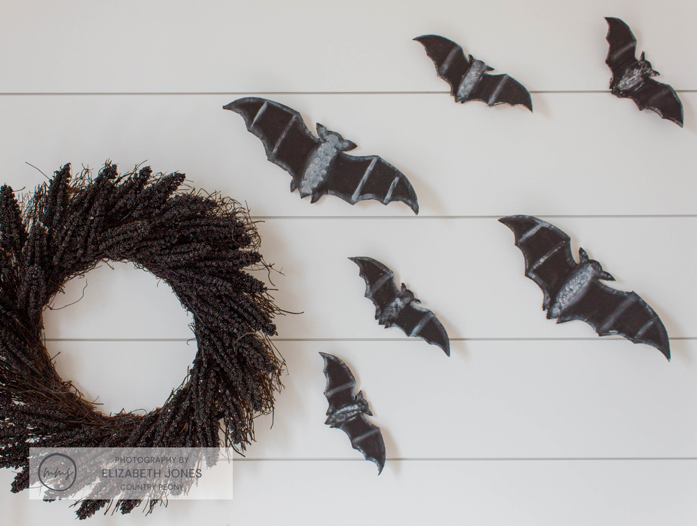 DIY Cardboard Halloween Bats — Miss Mustard Seed's Milk Paint