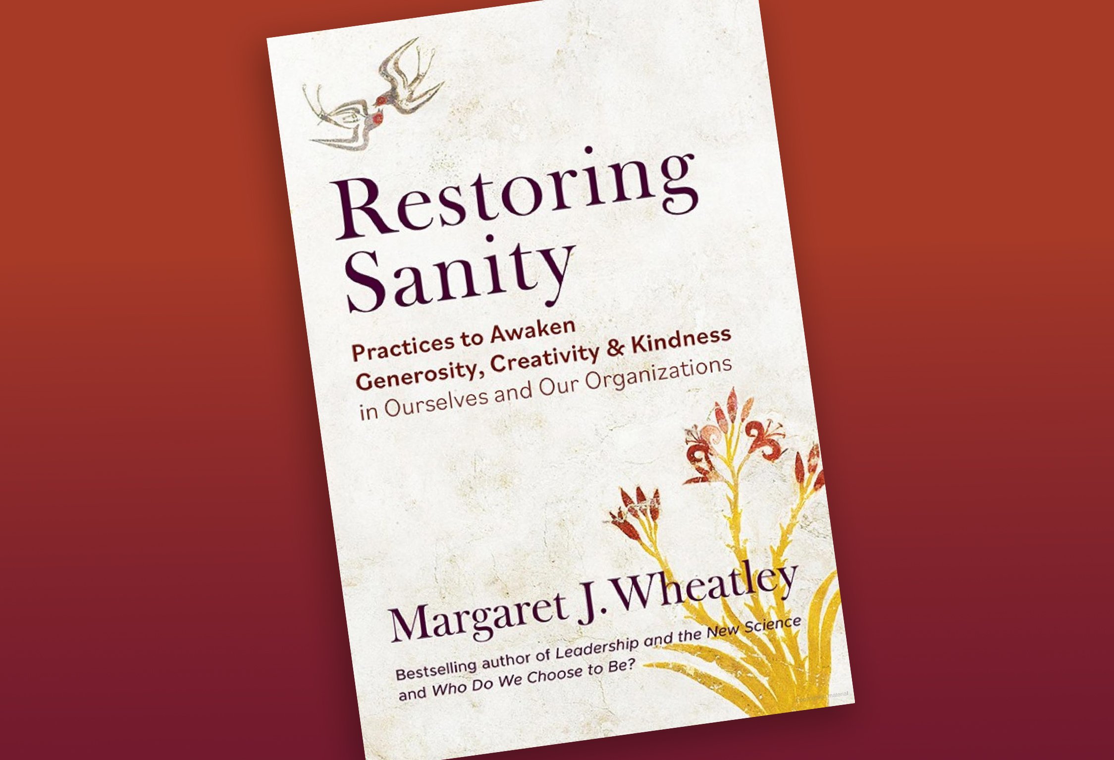 What the world needs now - ‘islands of sanity’ — Living Water