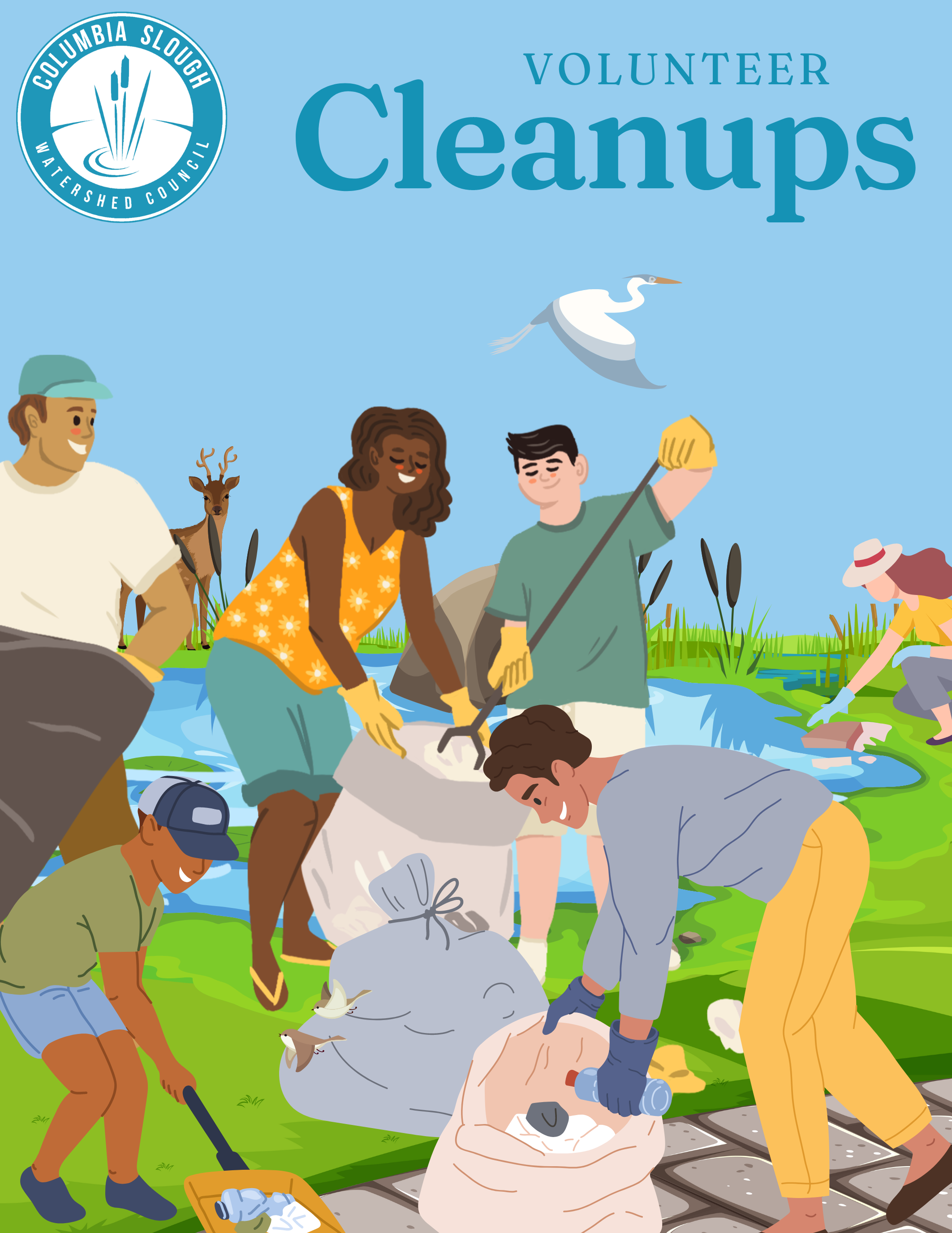Cleanups Volunteer — Columbia Slough Watershed Council
