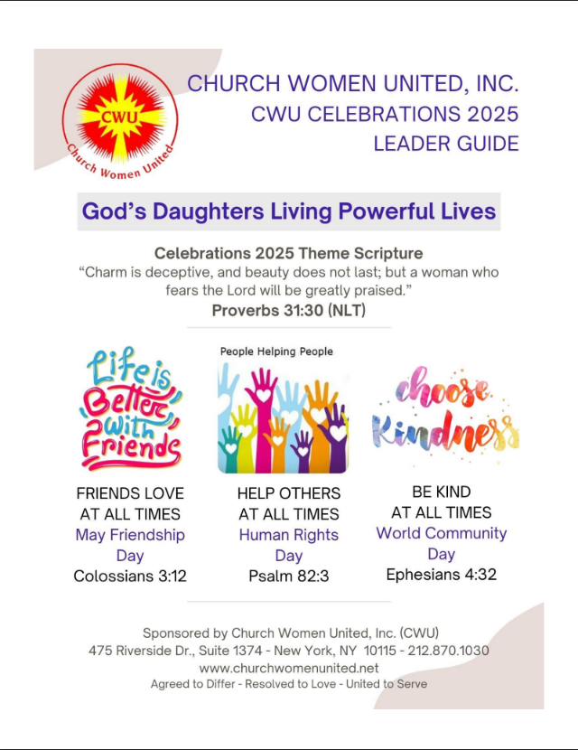 CWU_Celebrations — Church Women United