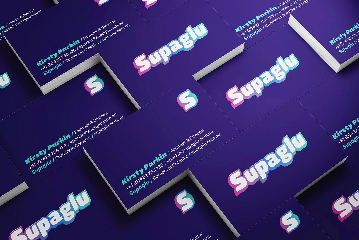 Supaglu Brand Identity Logo Design — JEREMY DV BOYD